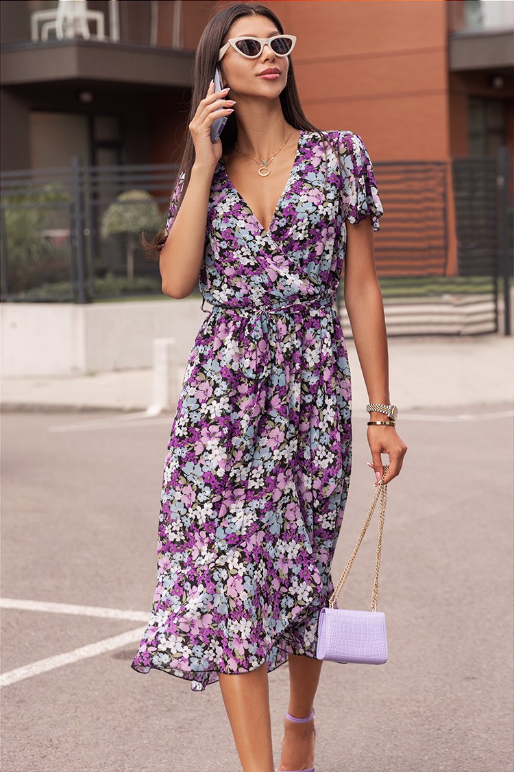 Sukienka FINBORA BLUE, Cena 109.00 zł, Kolor : wielokolorowy | IVET.PL ...